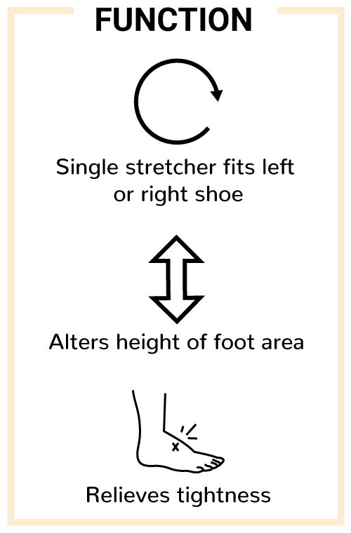 Cast Aluminum Boot Instep Stretcher and Vamp Raiser | FootFitter
