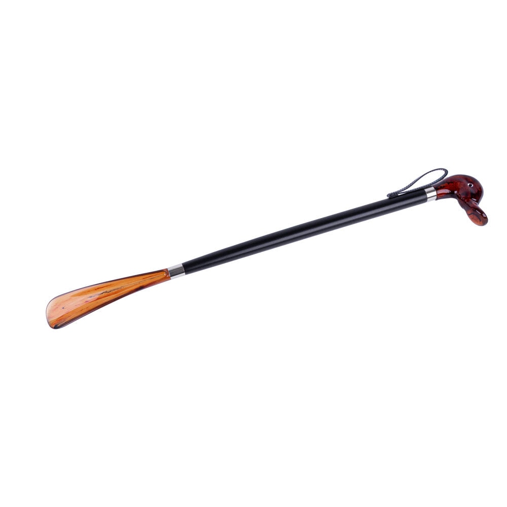 FootFitter Medium 22" Shoe Horn with Tortoiseshell Duck Handle